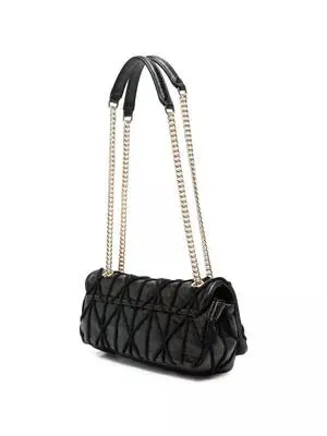 ERMANNO FIRENZE Crinkled-effect Lace-up Shoulder Bag
