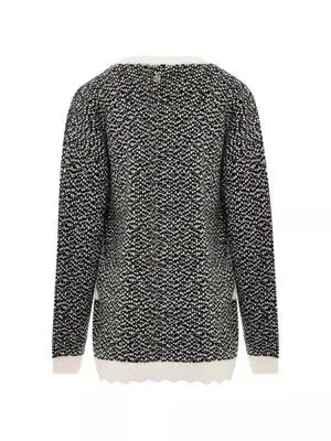 FRACOMINA Scallop-edge Knit Cardigan