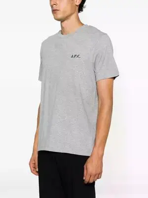 A.p.c. Logo-print T-shirt - Grey