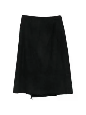 Rabanne 2000s Fringe-trim Wrap Skirt