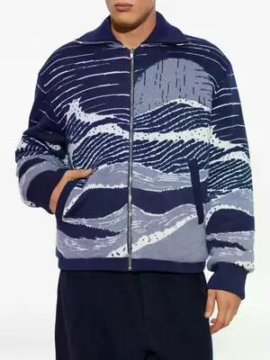 LANEUS Zip-up Cardigan