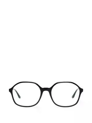 PETER AND MAY Grace Geometric-frame Glasses - Black