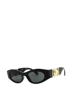 Versace Medusa Biggie Cat-eye Sunglasses - Black
