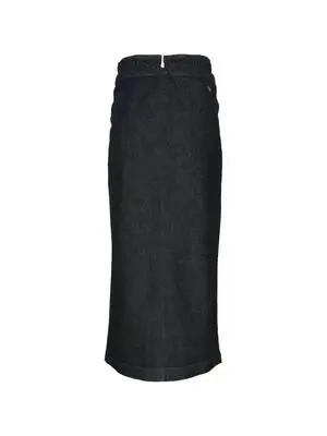 Emporio Armani Tie-waist Wrap Midi Skirt