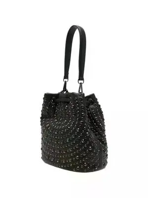 LA CARRIE Andromeda Stud-embellished Bucket Bag