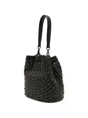 LA CARRIE Andromeda Stud-embellished Bucket Bag