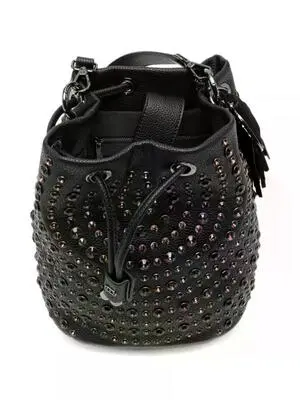 LA CARRIE Andromeda Stud-embellished Bucket Bag