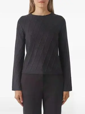 Max Mara Diagonal-ribbed Sweater