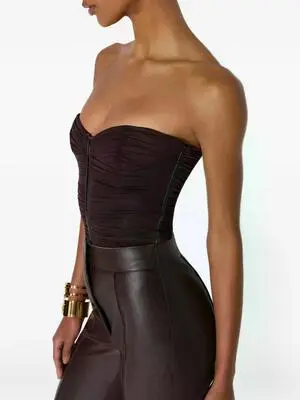 Elisabetta Franchi Bodysuit In Stretch Jersey Fabric