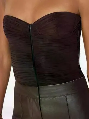 Elisabetta Franchi Bodysuit In Stretch Jersey Fabric