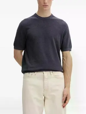 Marc O'polo Fine-knit T-shirt - Blue