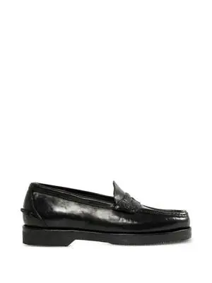Visvim Fabro-folk Leather Loafers