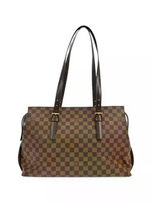 LOUIS VUITTON 2006 Damier Chelsea Tote Bag - Brown