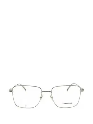 FERRAGAMO Rectangle-frame Glasses - Silver