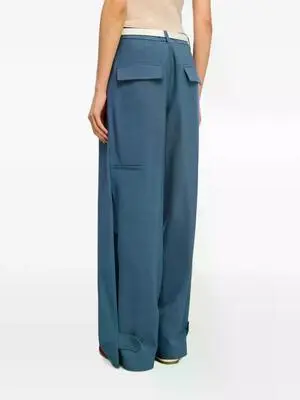 SEMICOUTURE Muriel Button-cuff Trousers