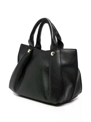 ERMANNO FIRENZE Logo-lettering Grained Leather Tote Bag