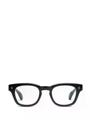 PETER AND MAY Superdream Rectangle-frame Glasses - Black
