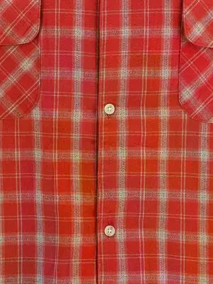 FOUND Fringe Plaid Shirt