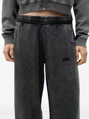 Hugo Wide-leg Jogpants In Soft Cotton Blend