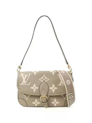 LOUIS VUITTON Diane Monogram Empreinte Shoulder Bag - Neutrals