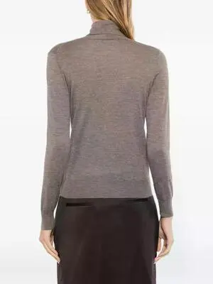 N.peal Margot Roll-neck Top