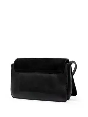 Chloé 2016 Small Suede And Calfskin Faye Crossbody Bag - Black