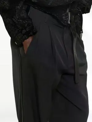 DARKPARK Marta Pleated Stirrup Trousers