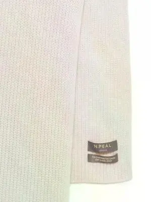 N.peal Ribbed Cashmere Scarf