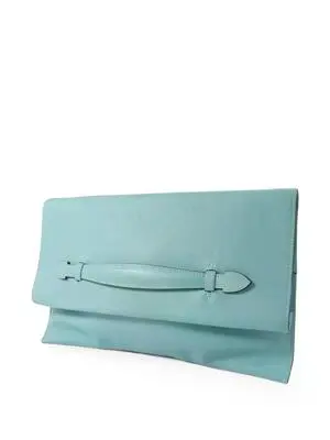Hermès Pliplat Evercolor Clutch Bag - Blue