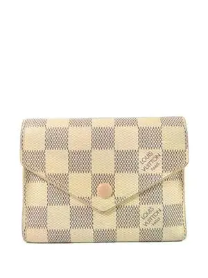 LOUIS VUITTON Victorine Damier Azur Wallet - Neutrals