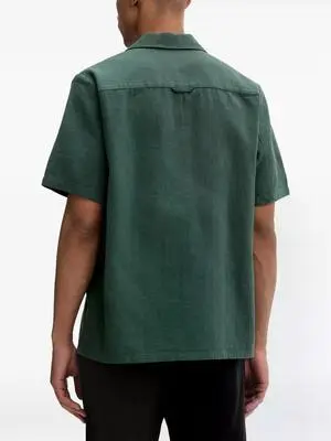 Marc O'polo Short-sleeve Camp-collar Shirt - Green
