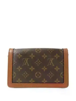 LOUIS VUITTON Dauphine Monogram Reverse Shoulder Bag - Brown