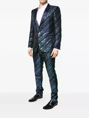 Dolce & Gabbana Jacquard Notch-lapel Suit