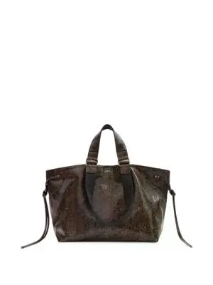 Isabel Marant Étoile Wardy Snakeskin-effect Leather Shoulder Bag