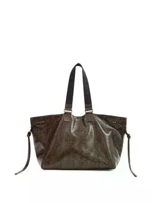 Isabel Marant Étoile Wardy Snakeskin-effect Leather Shoulder Bag
