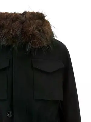 Sacai Faux-fur Collar Jacket