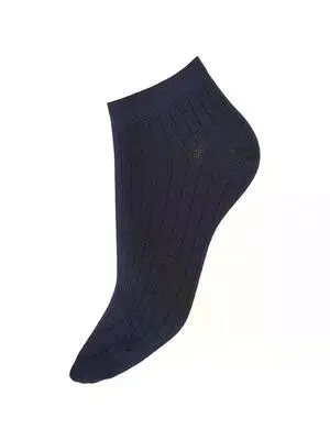 Wolford Rib-knit Ankle Socks - Blue