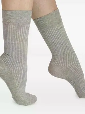Wolford Ribbed Stretch-cotton Socks