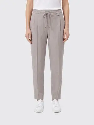 Fabiana Filippi Striped Straight-leg Wool-blend Jogger Pants