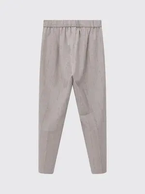 Fabiana Filippi Striped Straight-leg Wool-blend Jogger Pants