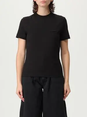 Jacquemus Short-sleeve Stretch-cotton Crewneck T-shirt With Straight Hem