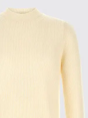 ZANONE Ribbed Virgin Wool Crewneck Sweater - White