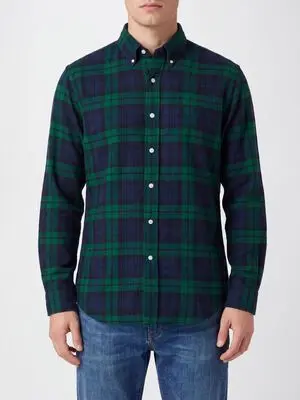 Polo Ralph Lauren Check Stretch Cotton Button-down Shirt - Blue