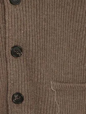 BALLANTYNE V-neck Pure Wool Button-up Cardigan