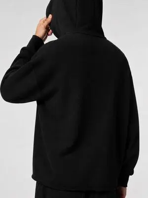 PLEIN SPORT Raw-edge Cotton Hoodie