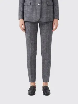 Fabiana Filippi Mid-rise Skinny Trousers In Virgin Wool - Navy