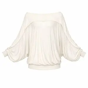 YOGI8APPAREL Oversized Off The Shoulder Top