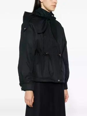 Maje Bow-detail Drawstring-waist Parka