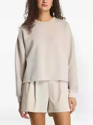 Nike 24.7 Impossiblysoft Crew-neck Cropped Sweatshirt