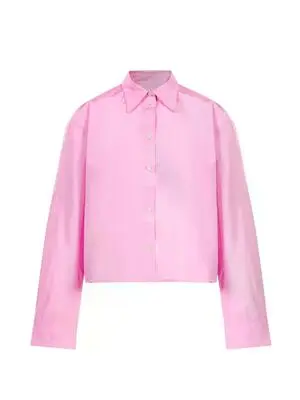 Soeur Cropped Long-sleeve Shirt